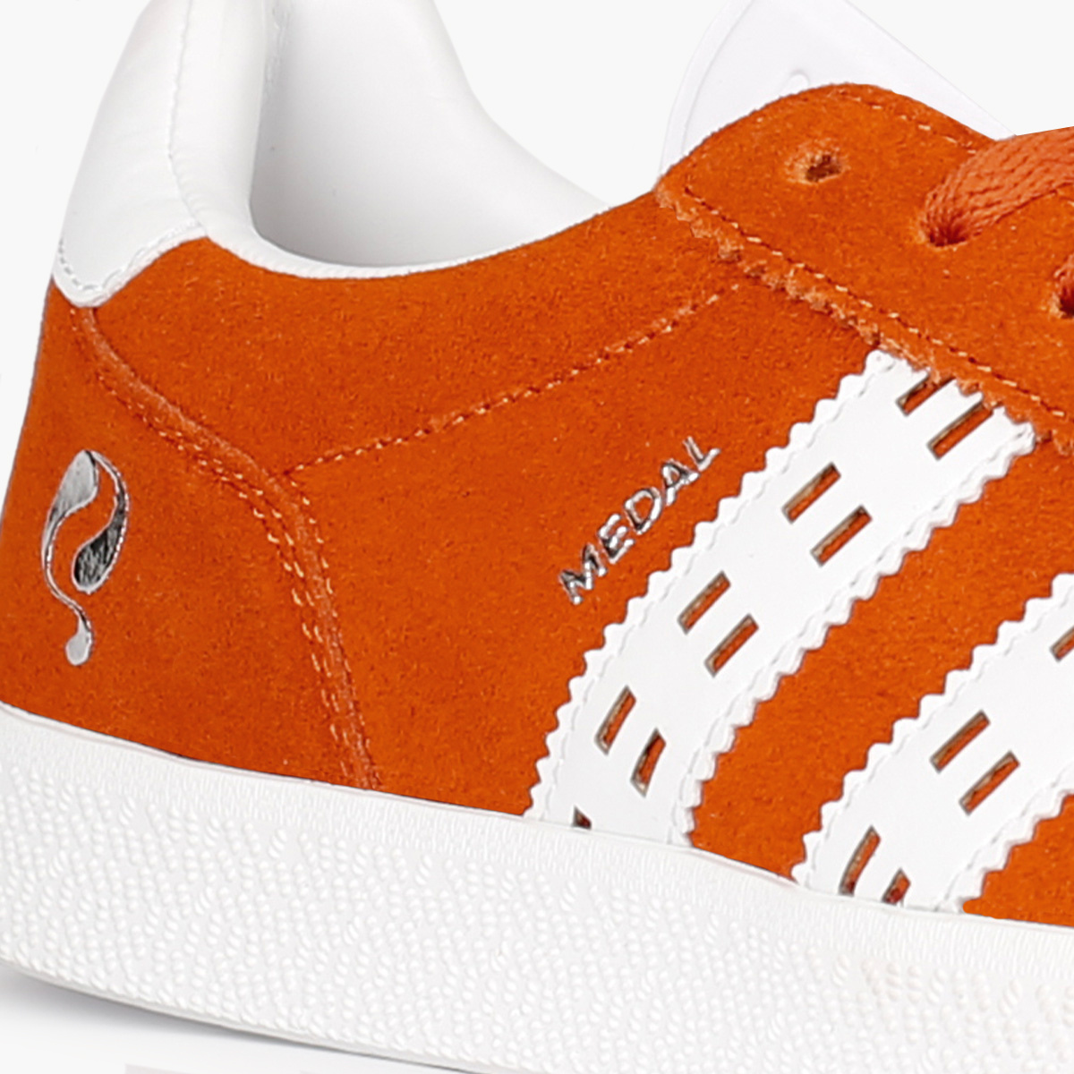 Men's Sneaker Medal - Retro Orange/White | Q1905 - Q1905.com
