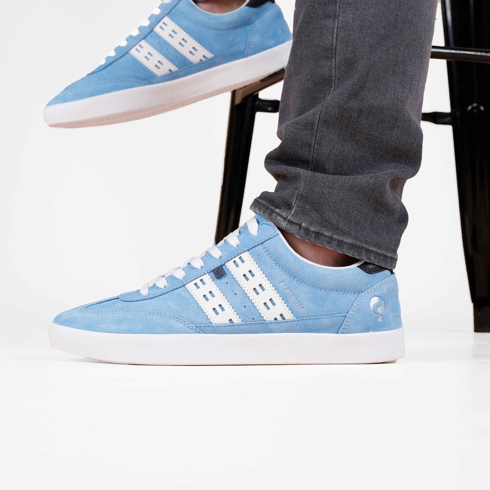 Heren Sneaker Platinum Lichtblauw Wit Q1905 Q1905 heren-sneaker-platinum-lichtblauw-wit-q1905-q1905