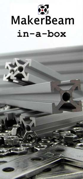 MakerBeam Starter Kit Premium Clear - MakerBeam