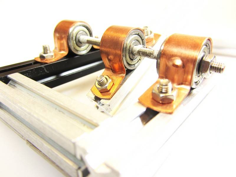 Hinge bearings for MakerBeam (5p) - MakerBeam