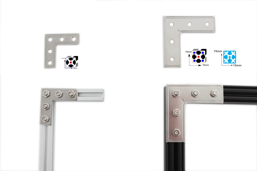 MakerBeam XL right angle bracket (12p) - MakerBeam