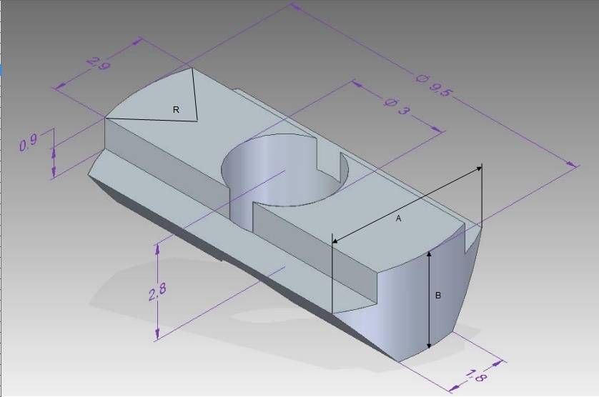 T-slot nuts for MakerBeam (25p) - MakerBeam