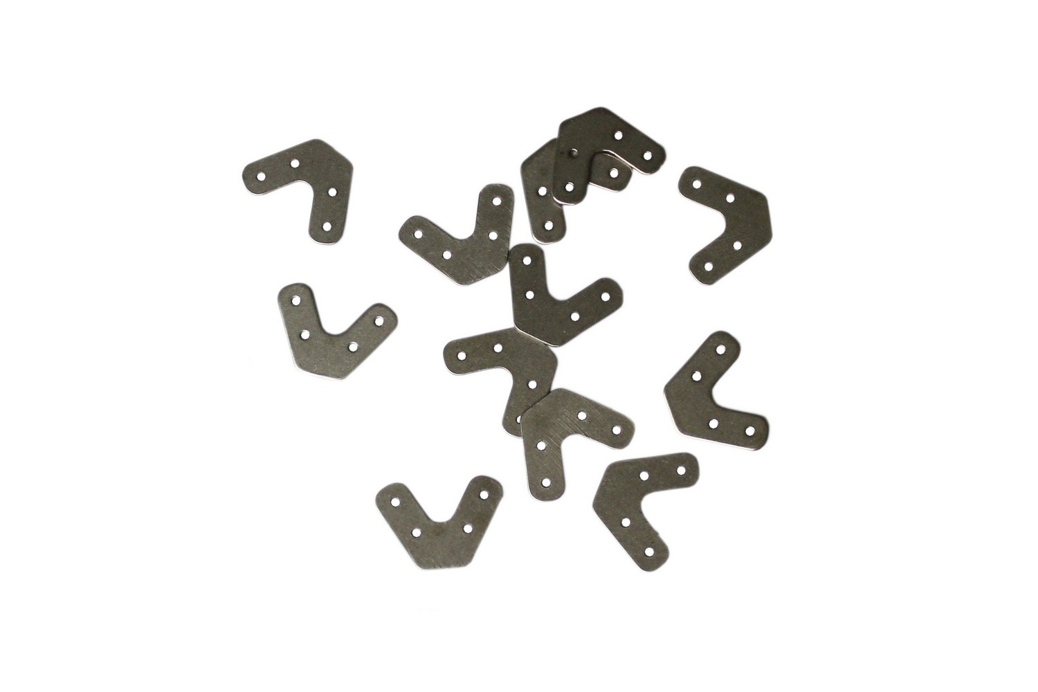 1 bag of MakerBeamXS 60 degree V brackets contains 12 pieces. The ...