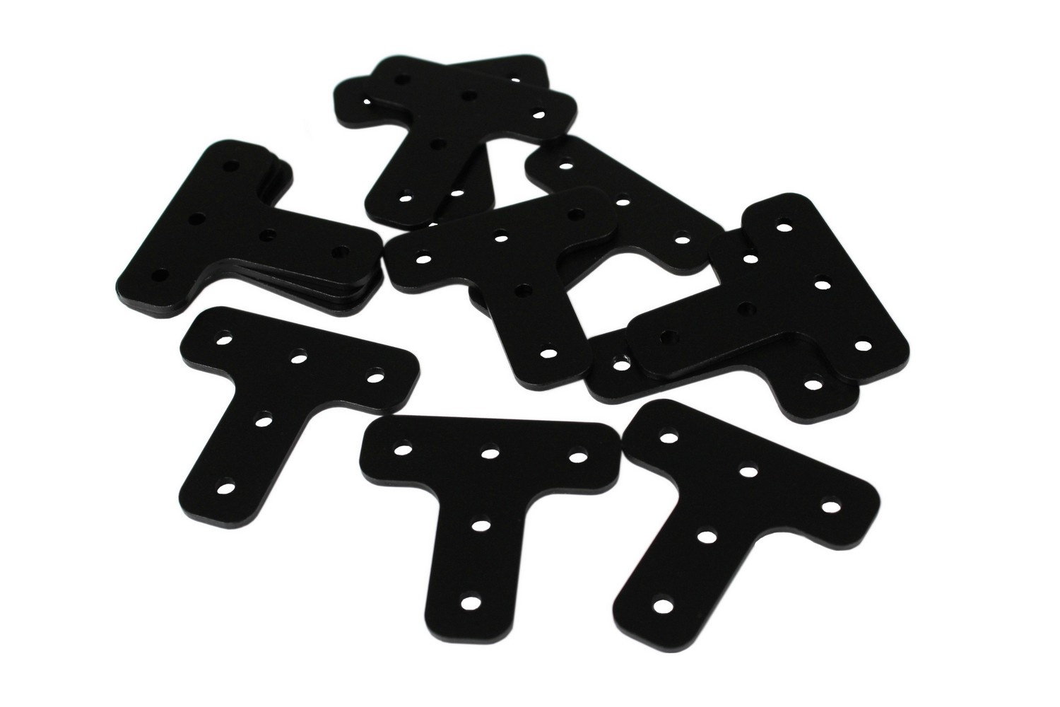 black anodised T bracket for MakerBeamXL - MakerBeam