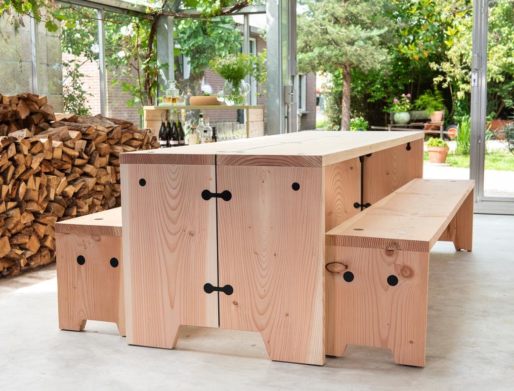 Weltevree Forestry Bench bij North Sea Design shop in Vorden en online ...