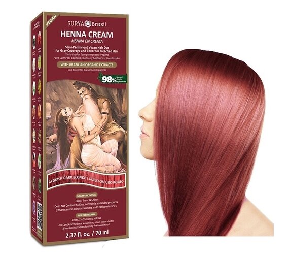Surya Brasil Henna Cream Roodachtig Donker Blond | natuurlijke ...