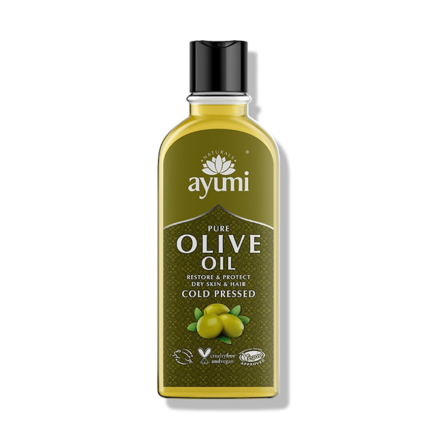 Ayumi Pure Olive Oil Cold Pressed | 100% natuurlijk - De Groene Drogist