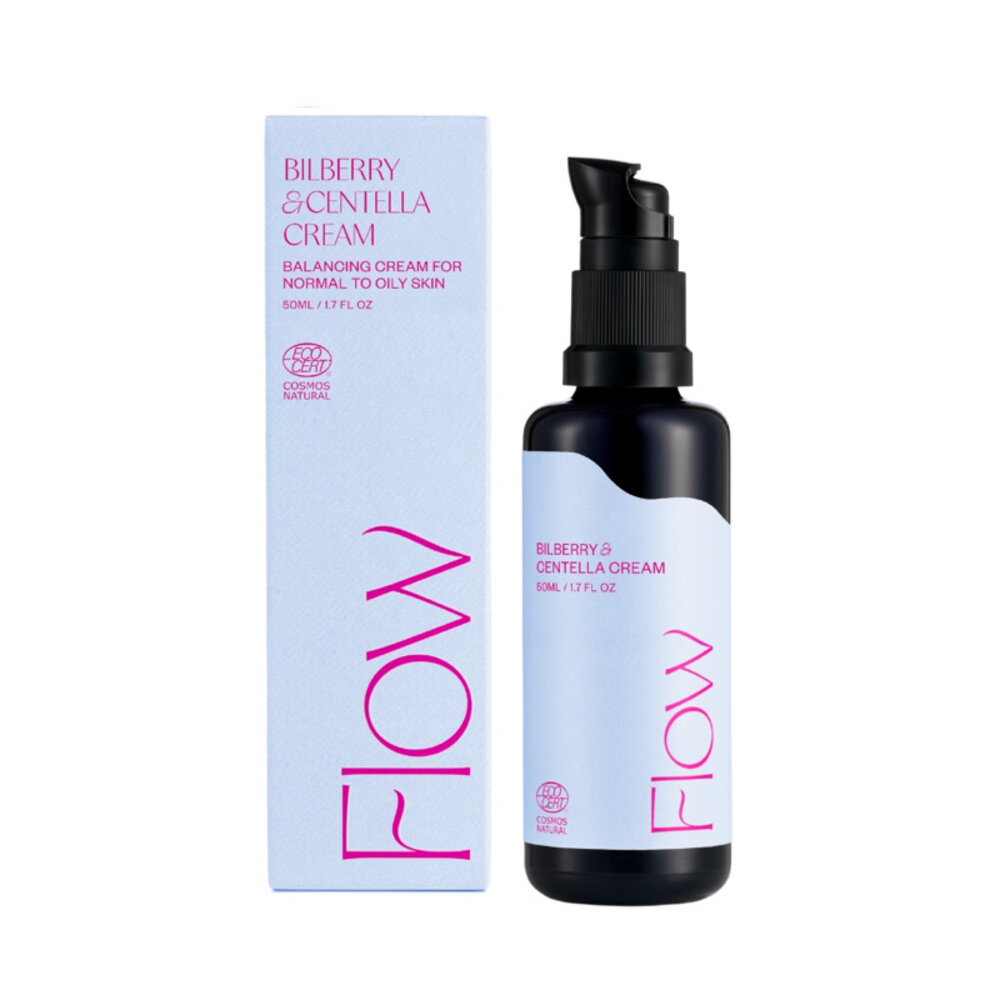 Flow Cosmetics Bilberry & Centella Cream | 100% natural & vegan - De ...