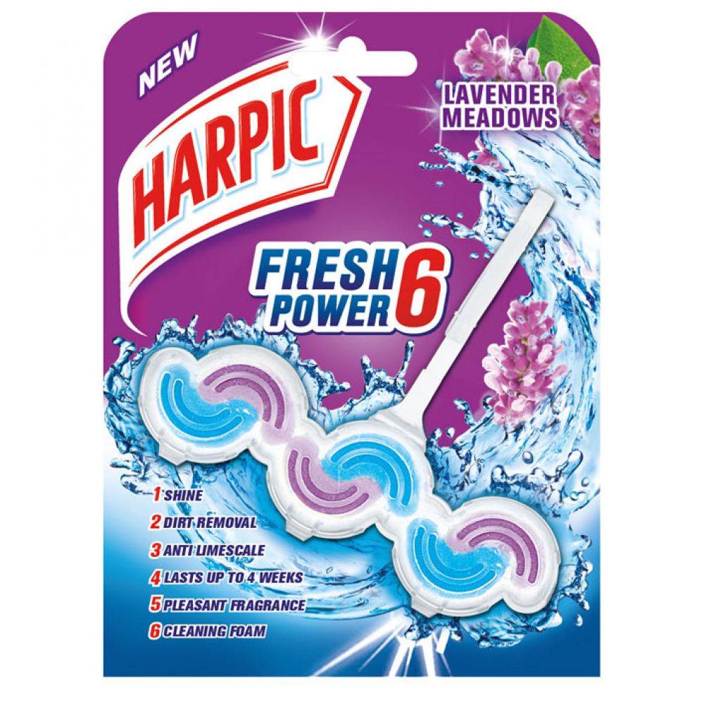 Harpic Toilet block Active Fresh Lavender - Onlinevoordeelshop