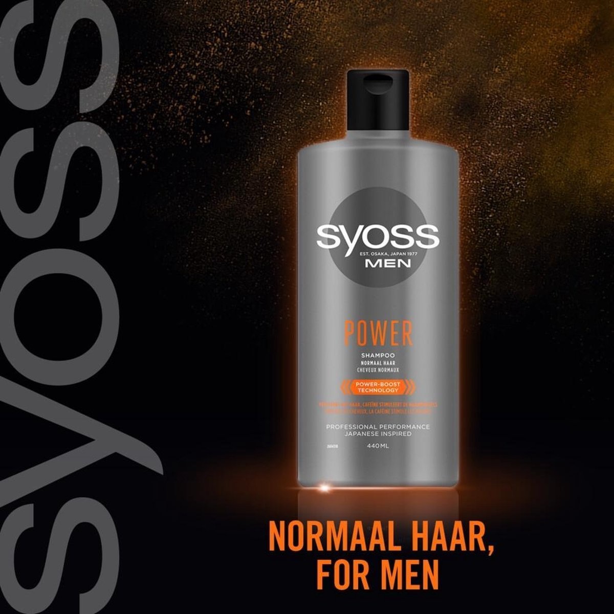 Syoss Men Power Shampoo 440 ml - Onlinevoordeelshop