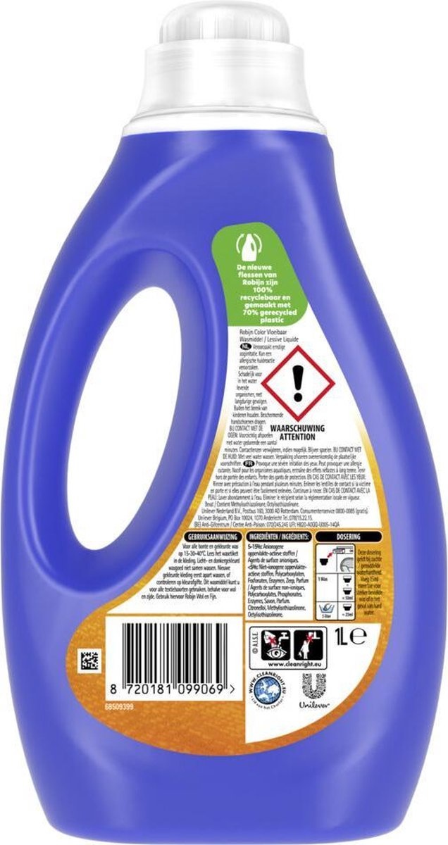 Ruby Liquid Detergent Color 1 liter - Onlinevoordeelshop