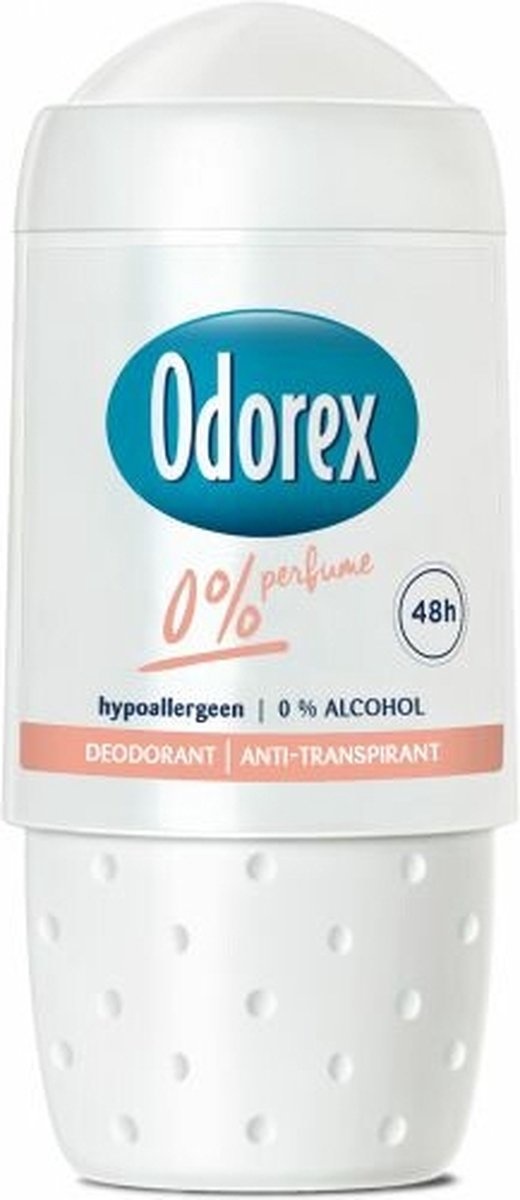 Odorex Deodorant Roller 0% - 50 ml - Onlinevoordeelshop