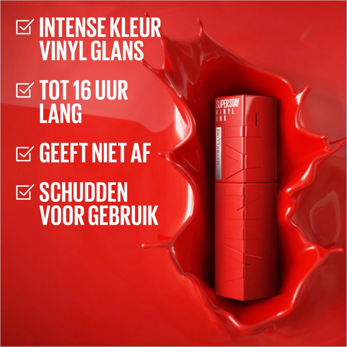 Maybelline New York - SuperStay Vinyl Ink Lipstick - 40 Witty ...