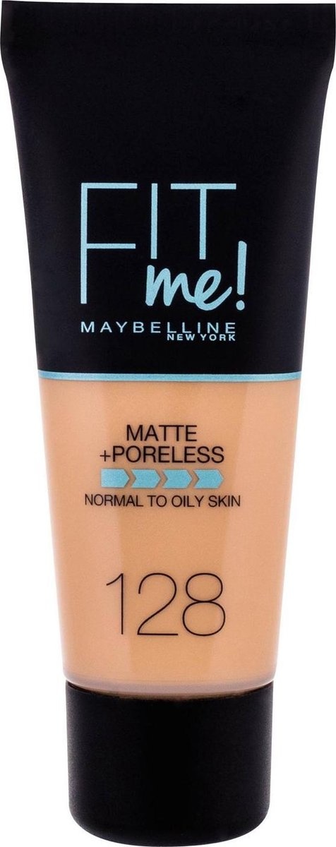 Maybelline Fit Me Matte & Poreless Foundation - 128 Warm Nude ...