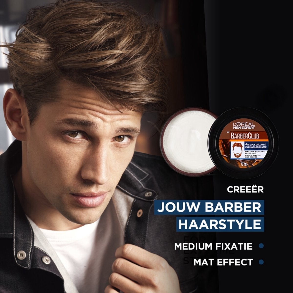L'Oréal Paris Men Expert Barber Club Cire - Look ébouriffé - 75 ml ...