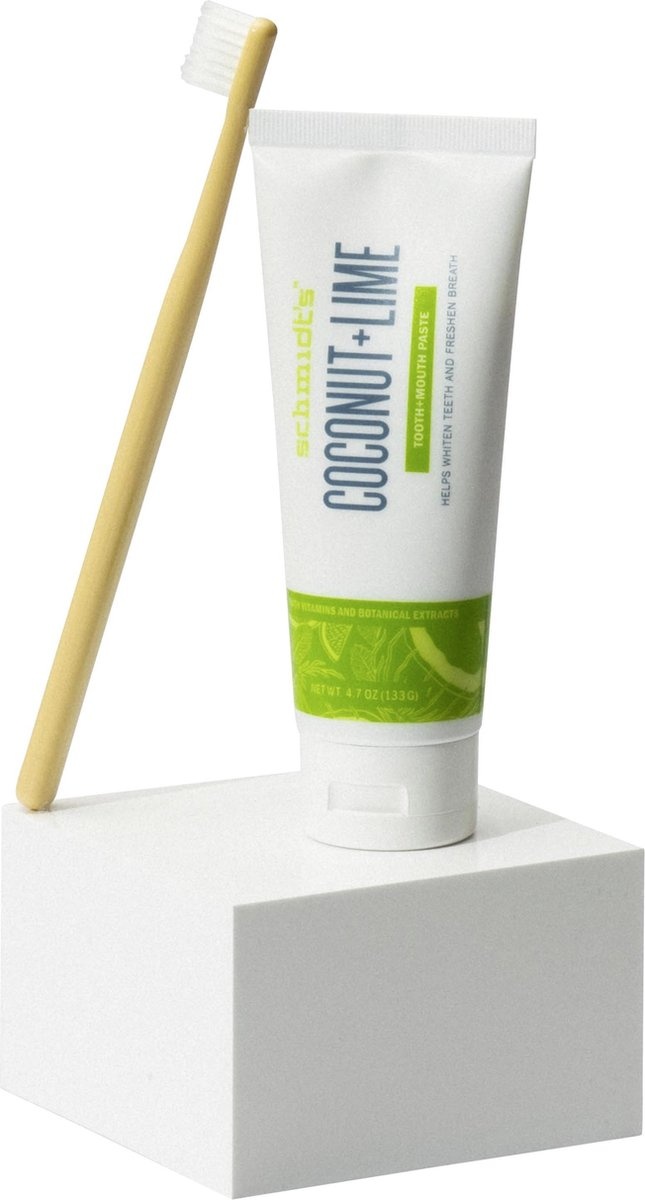 Schmidt's - Coconut + Lime - Tooth + Mouth paste -133g - Onlinevoordeelshop