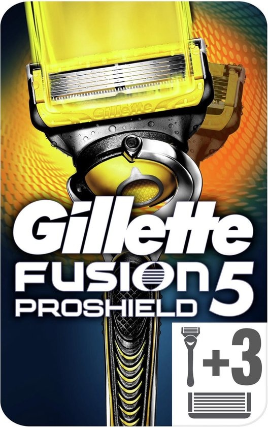 Gillette Fusion5 Proshield - Shaving system + 3 razor blades ...