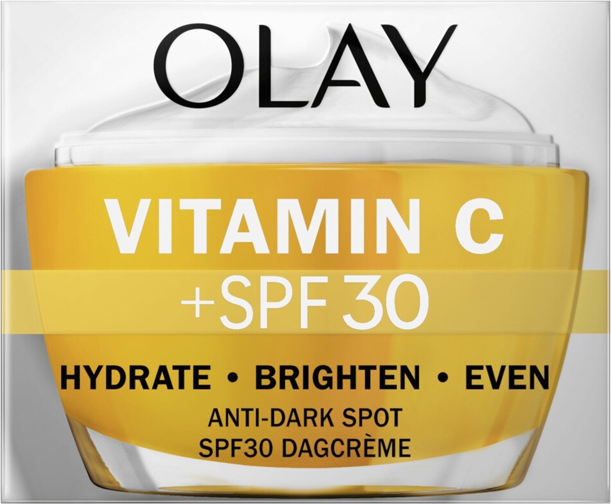Olay Vitamin C+SPF30 - Anti-Pigmentation Spots - Moisturizing Day Cream ...