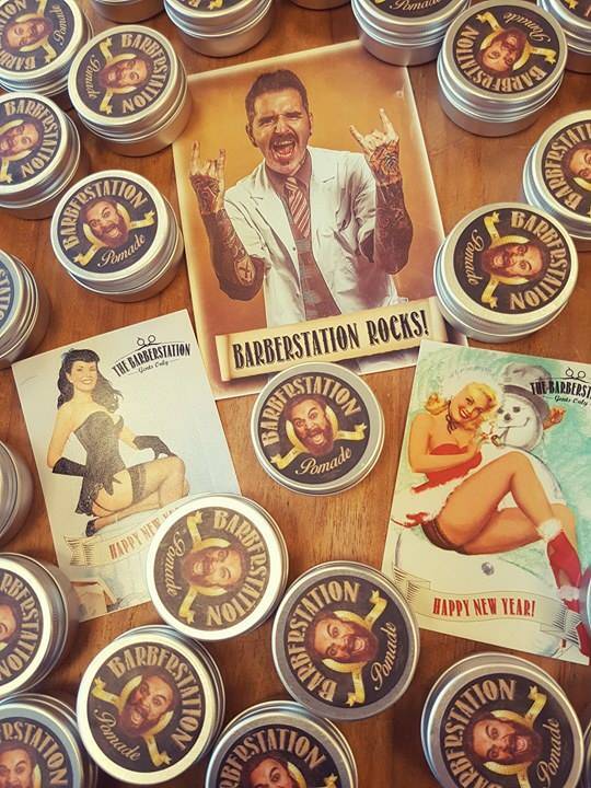 Barberstation Pomade 30ml. - Pomadegroothandel.nl