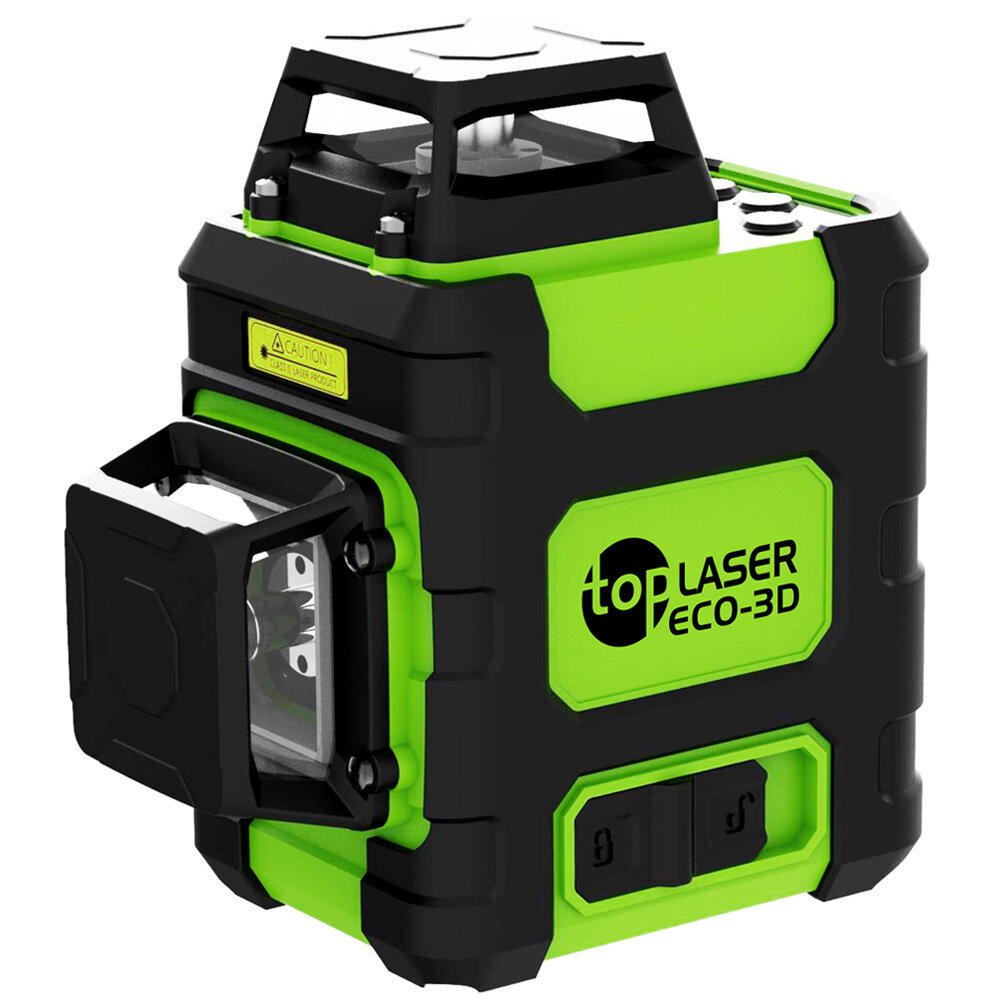TOP Laser ECO-3D 3x360° 3D Kruislijnlaser Groen - TOP-Lijnlaser.nl