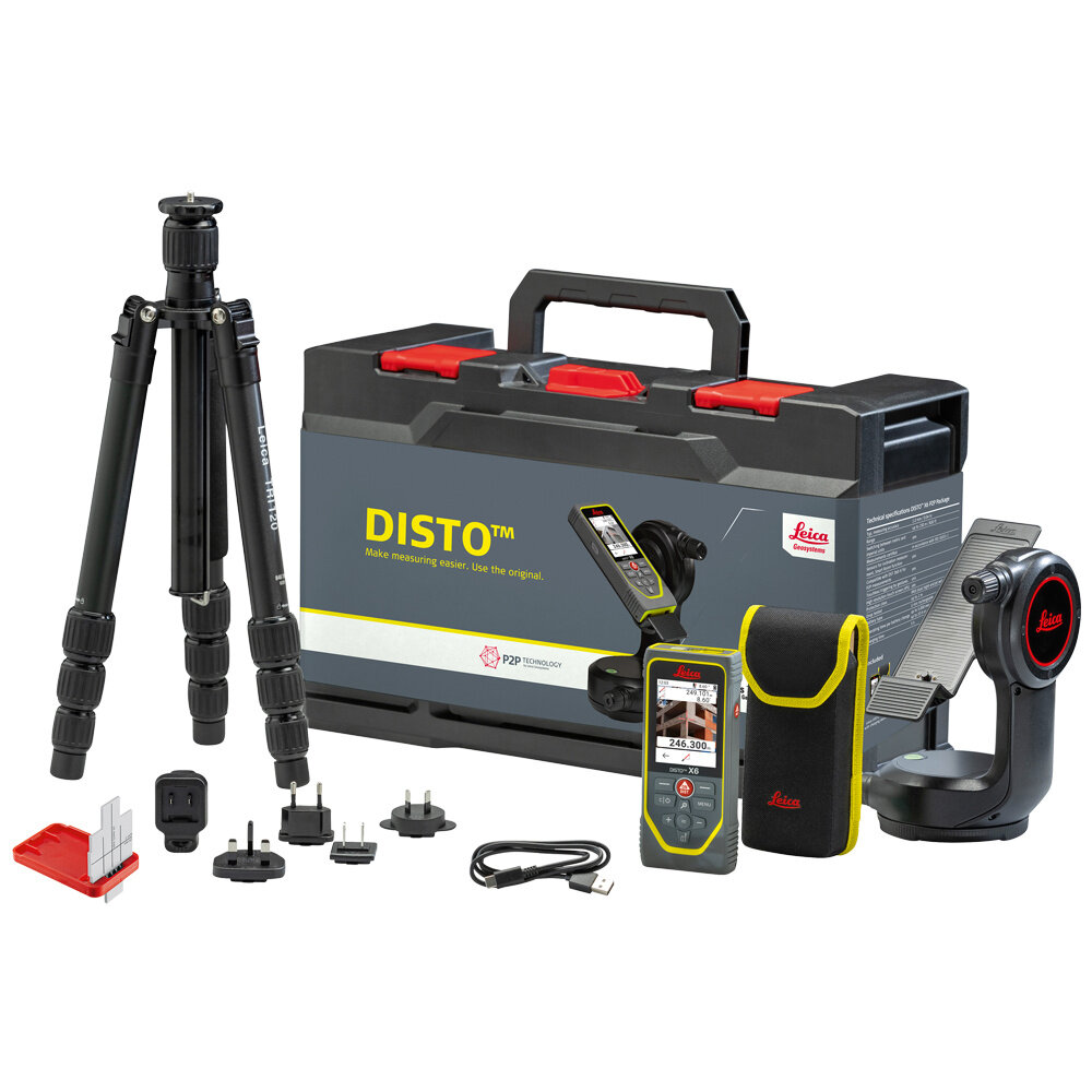 Leica DISTO™ X6 | IP65 | Camera | 250 meter | P2P Koffer Set - TOP ...