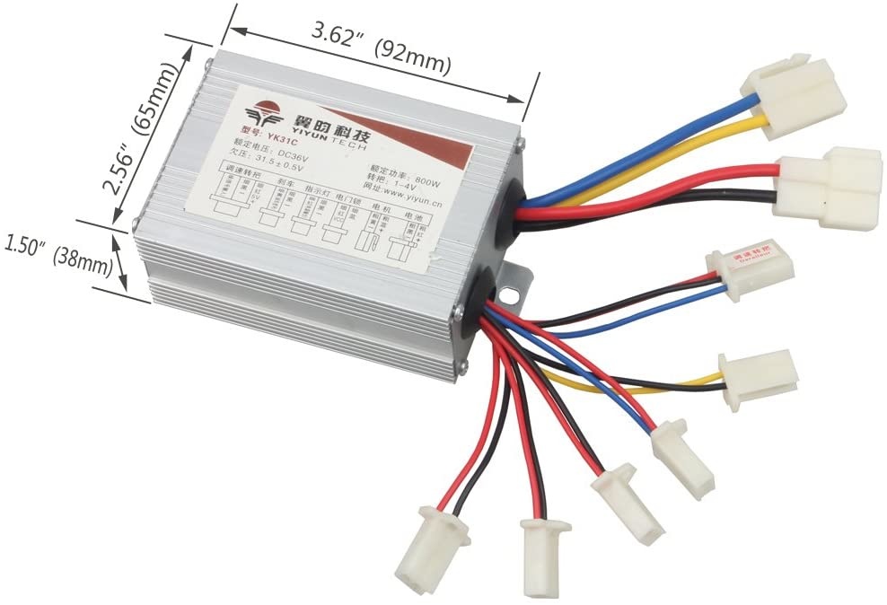 Steuergerät / Controller - 36V 800W - YK31C - www.quadatvshop.at