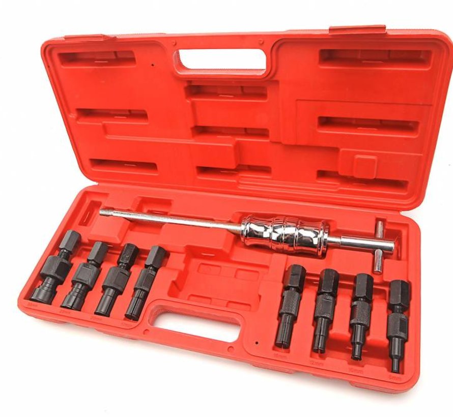 9 piece inner bearing puller set with stroke trigger - ToolMania