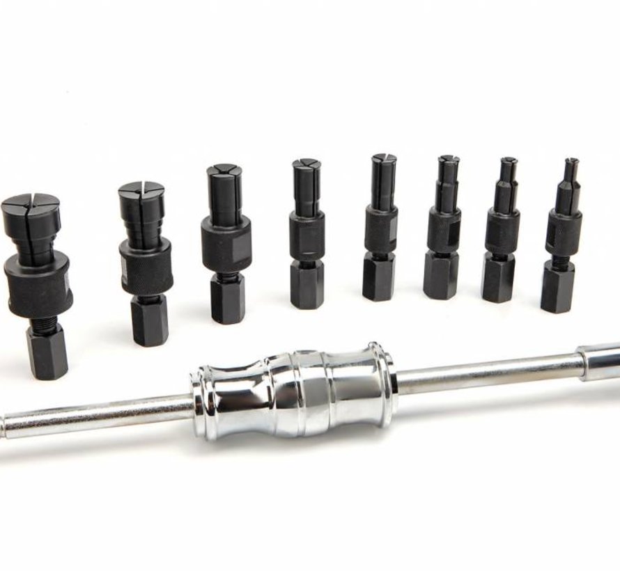 9 piece inner bearing puller set with stroke trigger - ToolMania