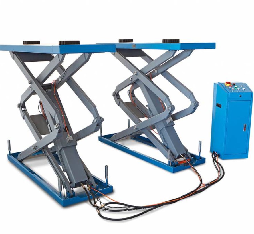 Profi Schaarbrug double Flush mounted 3.5 ton 230v - ToolMania