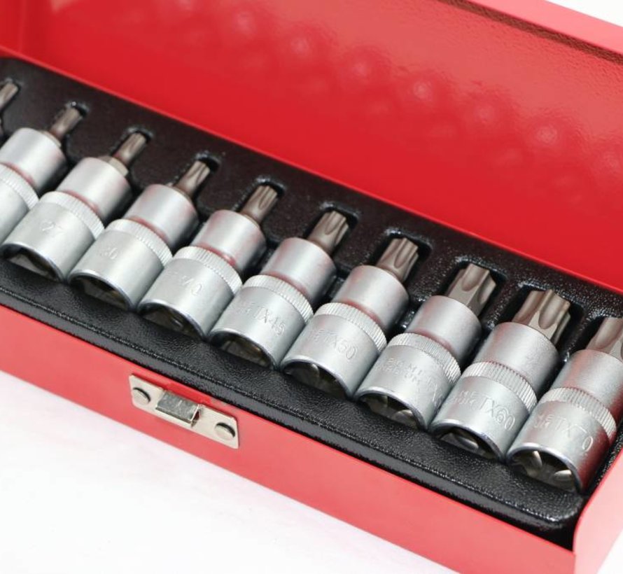 10 Delige Profi 1/2" TORX Doppenset - ToolMania