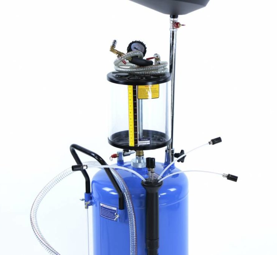 TM TM Oil collection system / Oil Extractor with Steel tray - BLUE ...