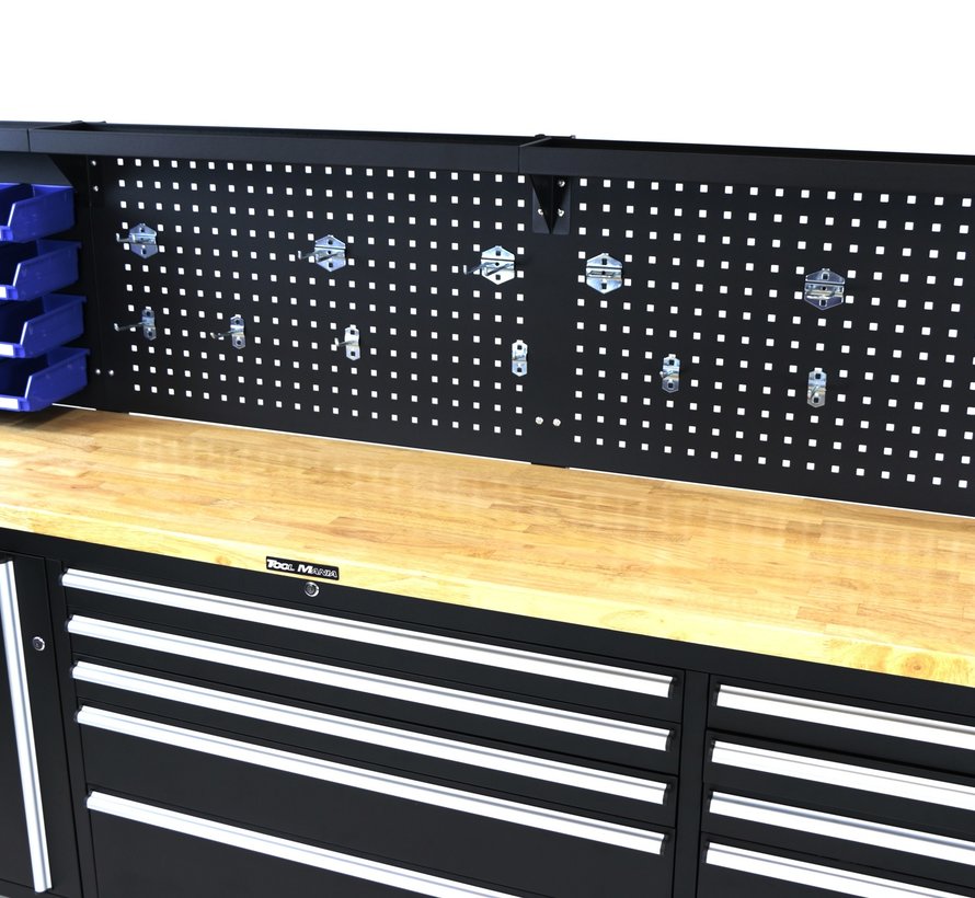 215 Cm. Tool trolley / Workbench with Worktop - ToolMania