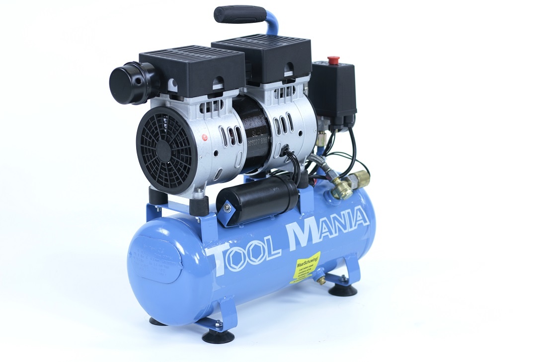 TM 6 Liter Professionele Low Noise Compressor 0,75 HP 230v - ToolMania
