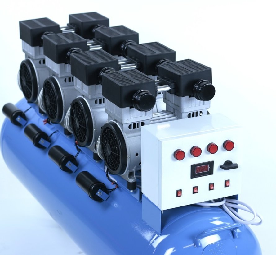 TM 200 Liter Professional Low Noise Compressor 6 HP 230v - ToolMania