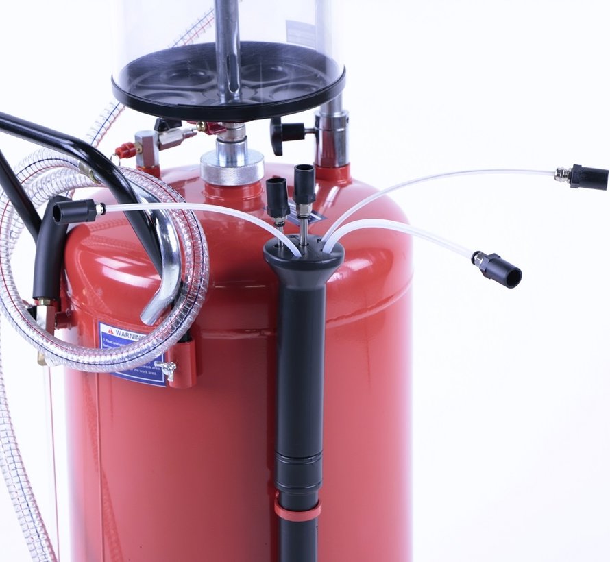 TM TM Oil collection system / Oil Extractor with Steel container RED ...