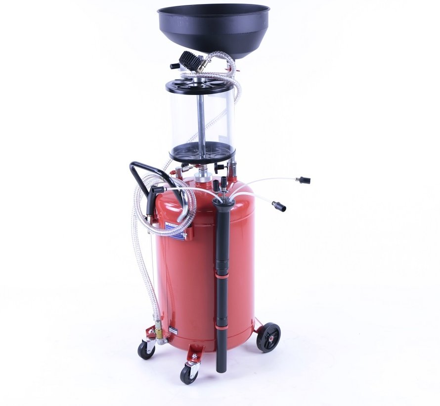 TM TM Oil collection system / Oil Extractor with Steel container RED ...