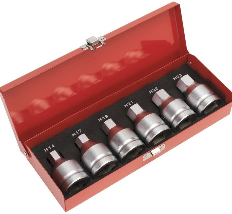 TM TM 6 Piece Profi 3/4 "INBUS Socket set Large Sizes - ToolMania