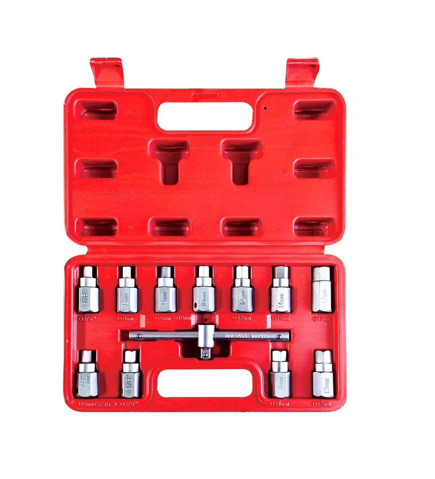 TM 12 Delige Carterplug Doppenset - ToolMania