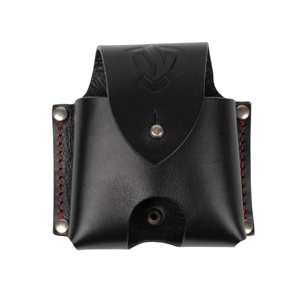 Pager holder - PreCom - Handmade leather pager holder - Firebrigade