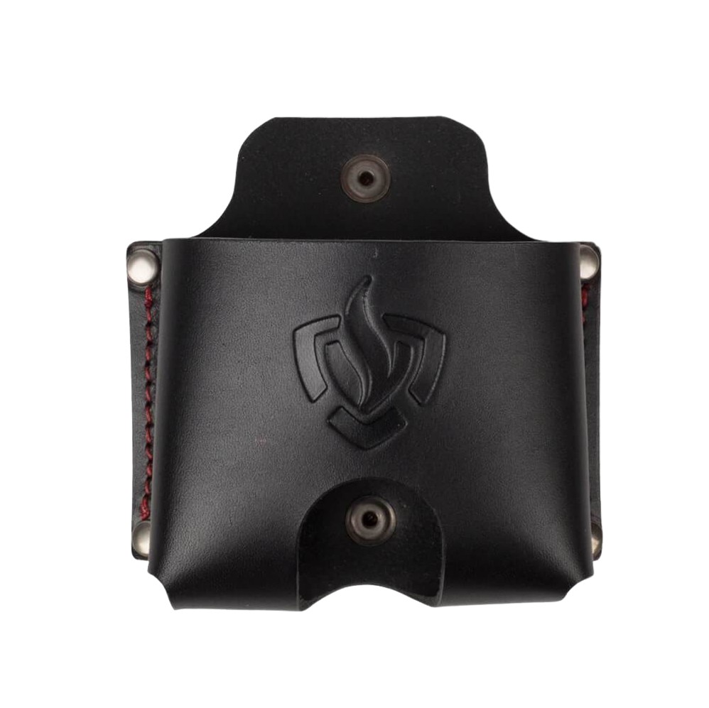 Pager holder - PreCom - Handmade leather pager holder - Firebrigade