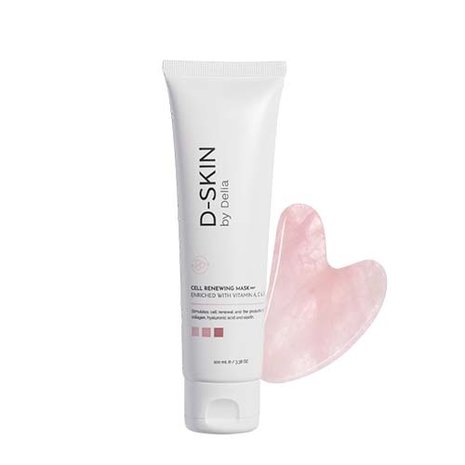 D-SKIN Cell Renewing Mask + Skin Gym Tool - Het Cosmeticahuis