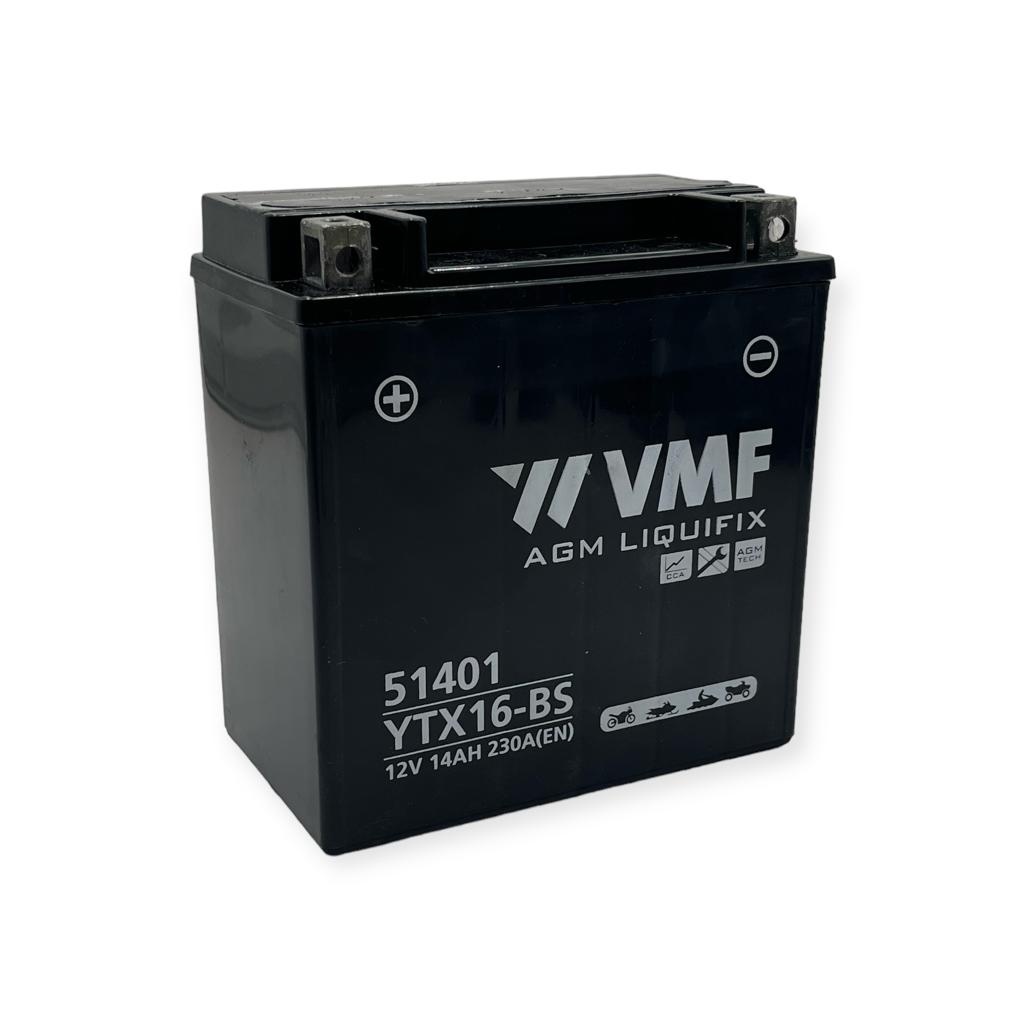 Battery VMF Powersport MF YTX16-BS - Retroscooteronderdelen.nl