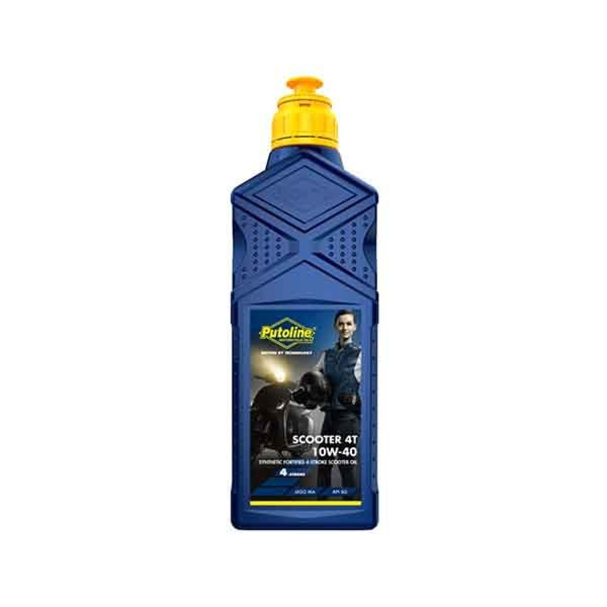 Motorolie putoline 10W40 half synth 4T scooter 1L fles ...