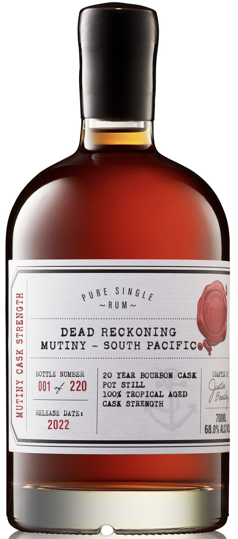 Dead Reckoning Mutiny 20YO Pacific (Fiji) Rum (68%) - Slijterij ...