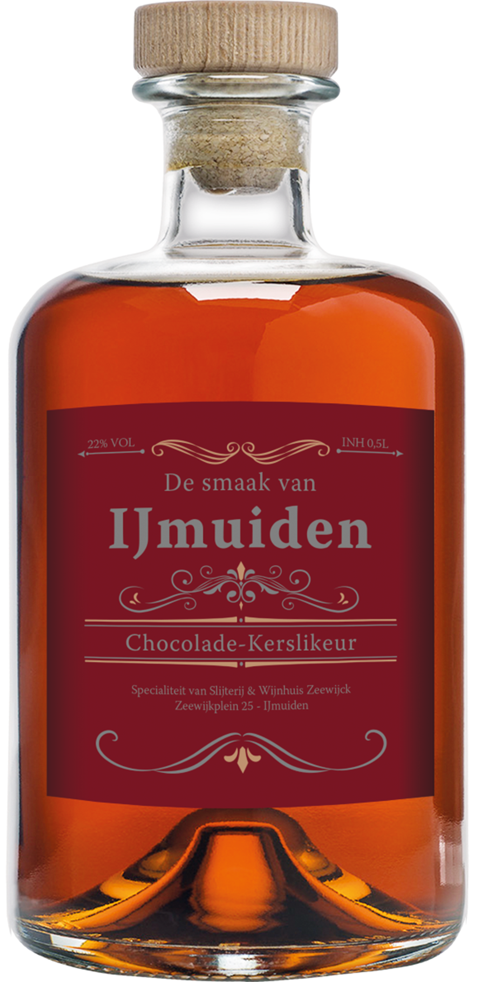 De Smaak van IJmuiden - Chocolade Kerslikeur (25%) - Slijterij ...