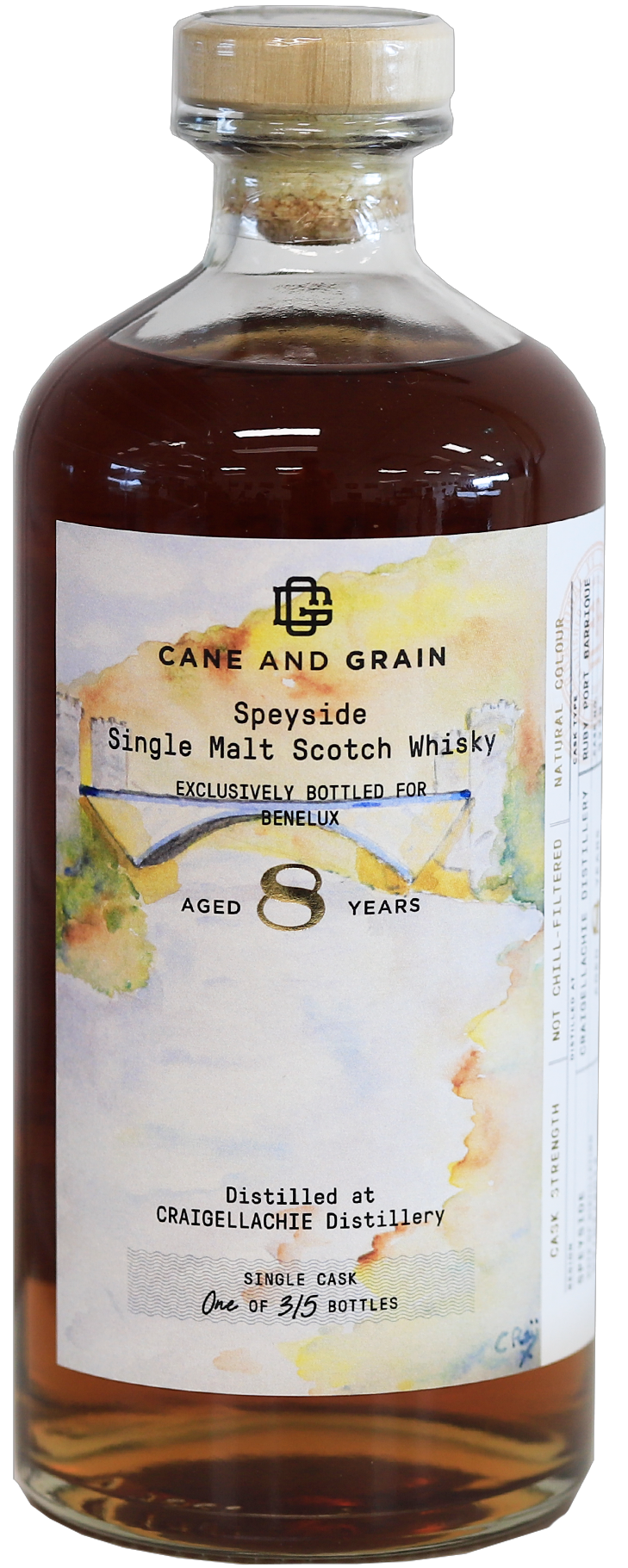 Cane and Grain Craigellachie 2014 (60,1%) - Slijterij & Wijnhuis Zeewijck