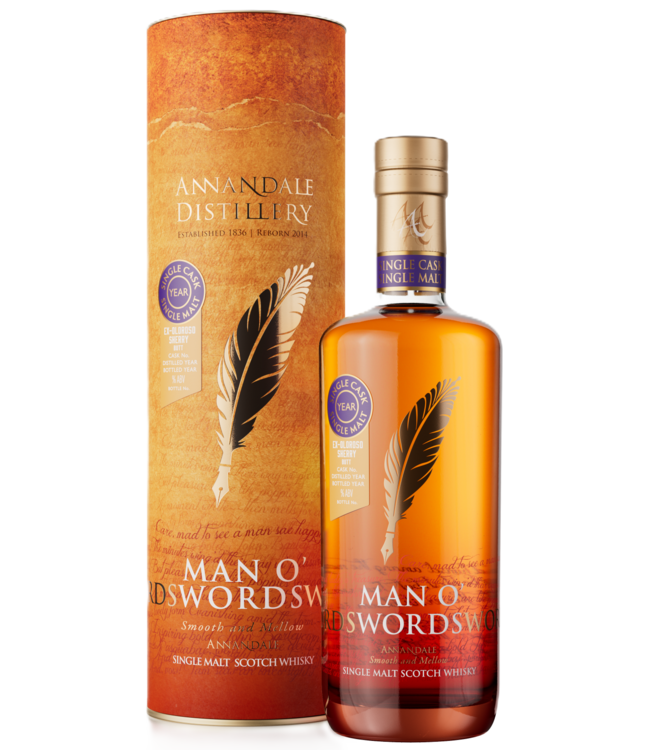 Annandale Man O'Words First Fill Bourbon Cask (60,6%) - Slijterij ...