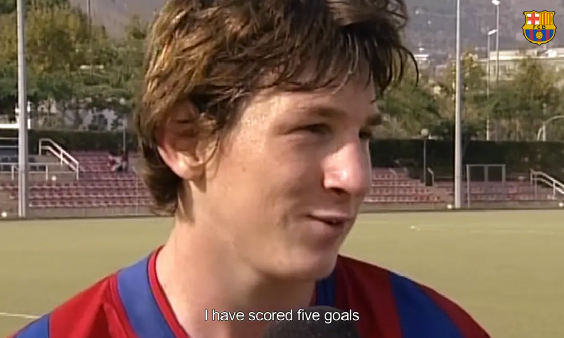 Een compilatie van Lionel Messi in de jeugdopleiding van FC Barcelona ...