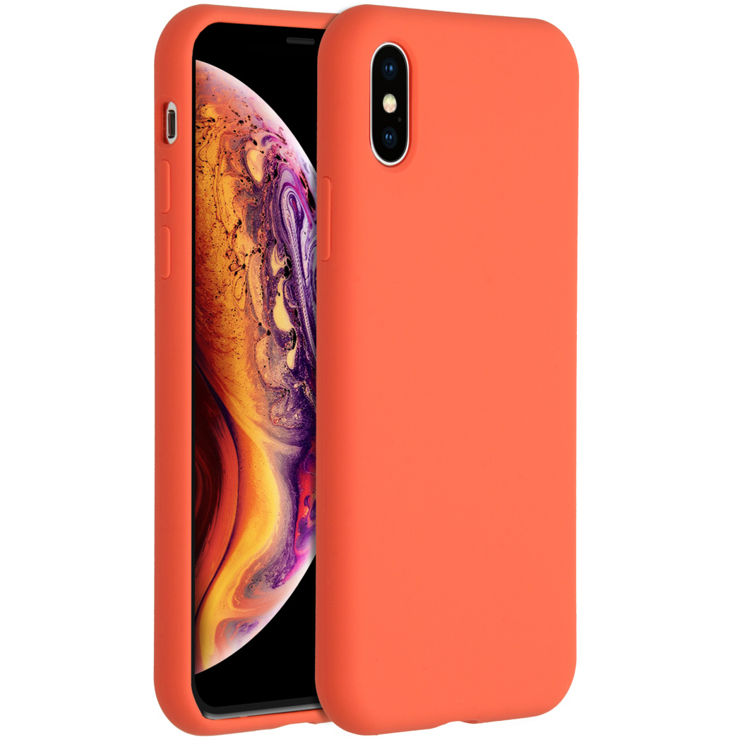Accezz Liquid Silicone Backcover iPhone Xs / X