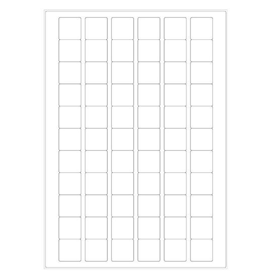 Cryo Laser Labels - 25.4 x 25.4mm (A4 Sheets) | LabID Technologies